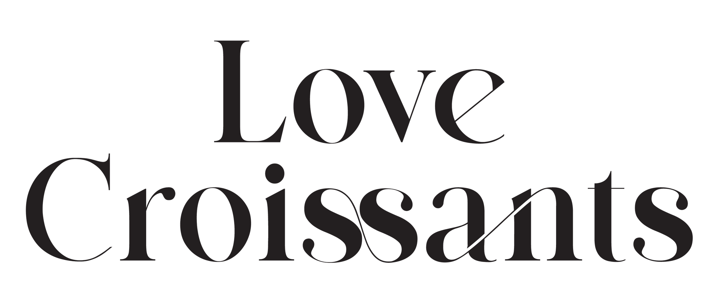 Love Croissants logo